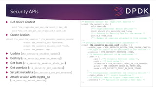 Dpdk: rte_security: An update and introducing PDCP | PPT