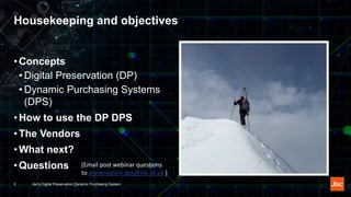 Procuring digital preservation CAN be quick and painless with our new ...