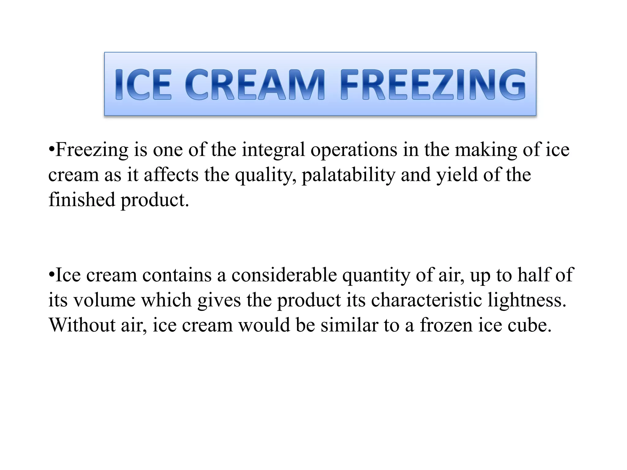 Ice Cream Making Equipments | PPTX