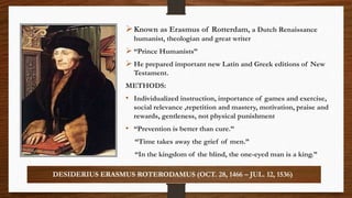 The Renaissance to the Age of Naturalism in Education | PPTX