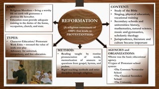 The Renaissance to the Age of Naturalism in Education | PPTX