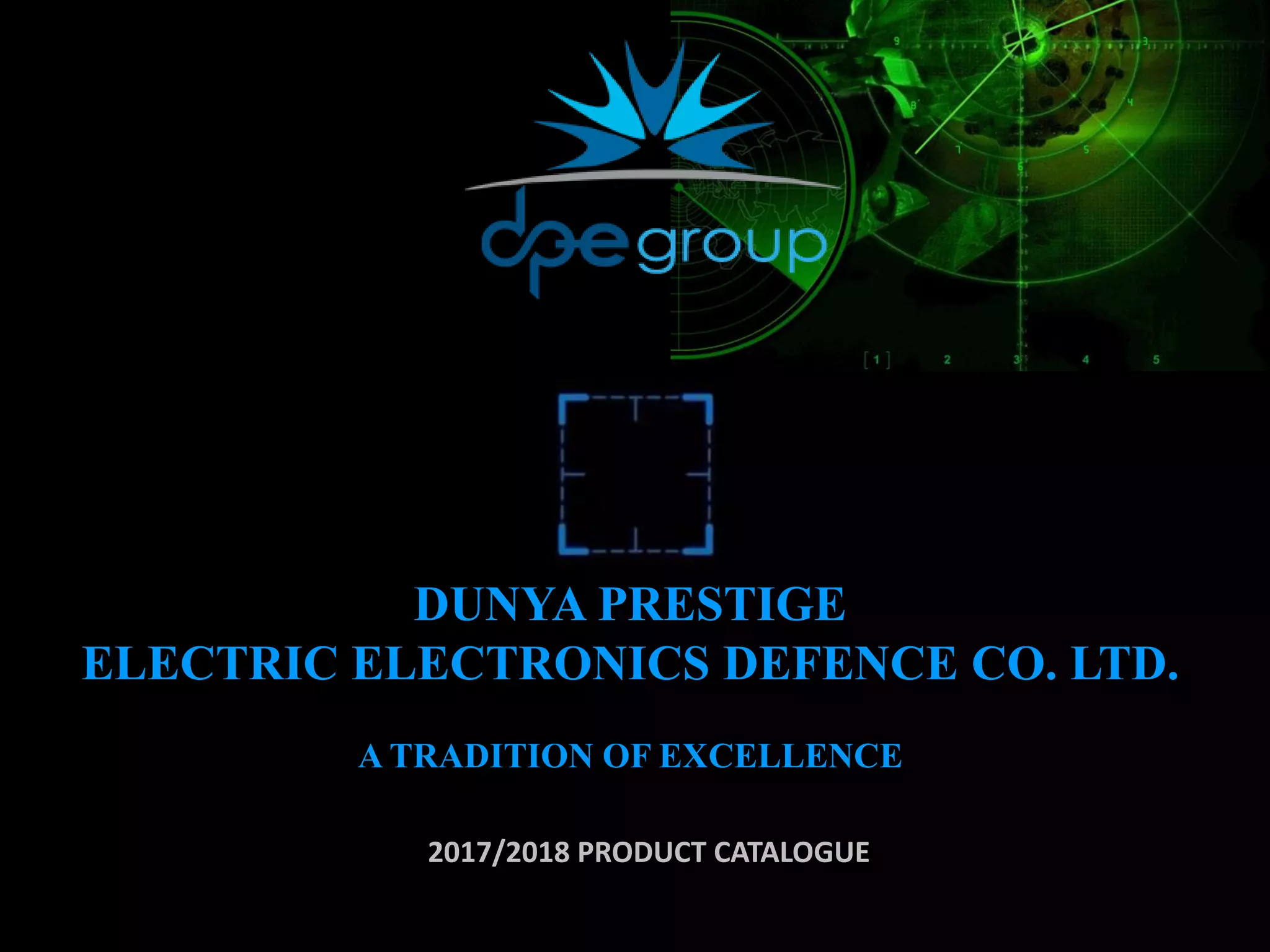 Dpe defence product catalouge 2017 | PPT