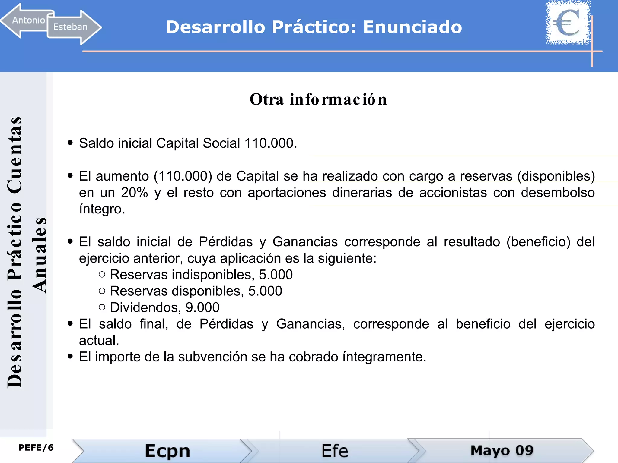 Práctico Estado Flujos Efectivo | PPT