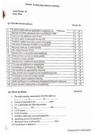 Dpe from ad (com) to dd(com) bps 17 to 18 for pepco officers rules past ...