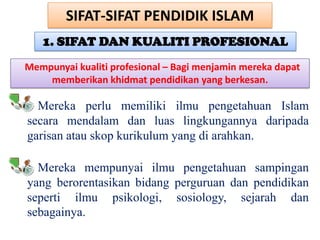 PENDIDIK DALAM ISLAM | PPTX