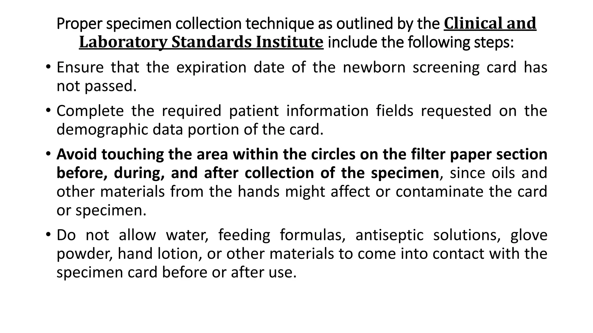 Newborn Screening | PPTX