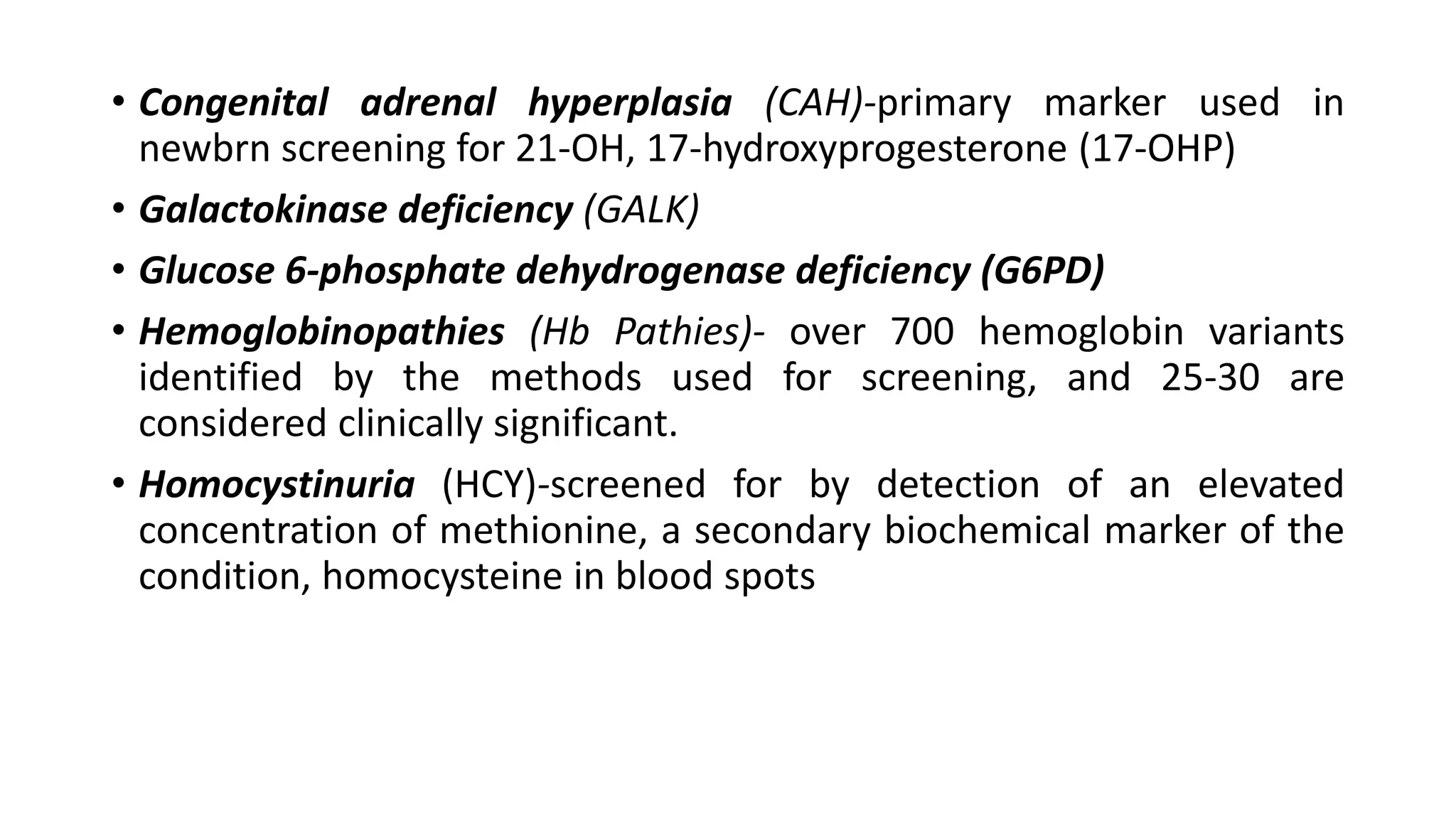 Newborn Screening | PPTX