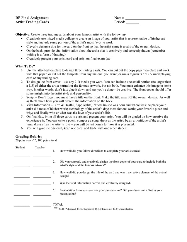 Dp final assignment | PDF