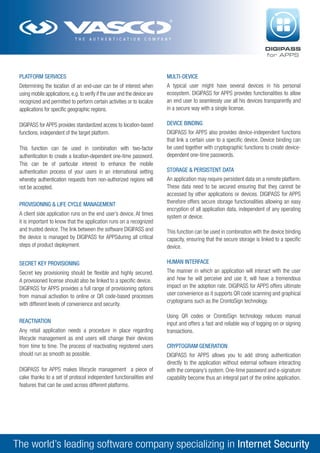 DIGIPASS for Apps | PDF