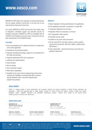 DIGIPASS for Apps | PDF