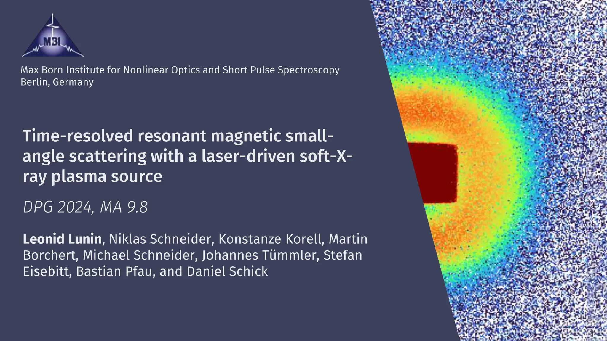 Time-resolved resonant magnetic small-angle scattering with a laser ...