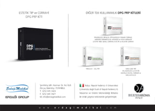 DPG PRP Estetik PRP Kit 2 | PDF