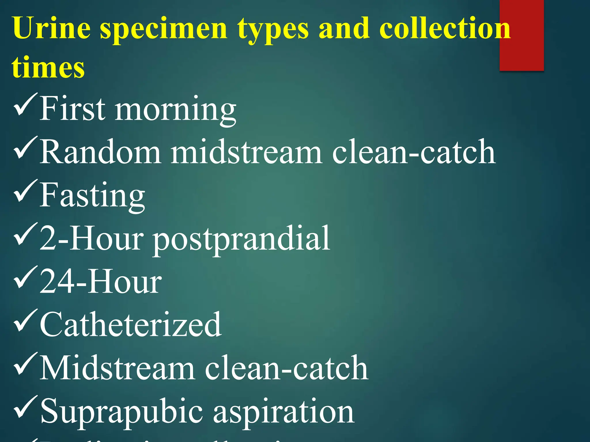 URINALYSIS | PPTX