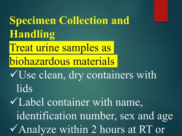 URINALYSIS | PPTX