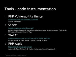 Dynamic PHP web-application analysis | PDF | Web Development | Internet