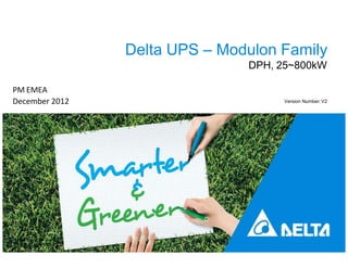 Delta UPS – Modulon Family | PPTX