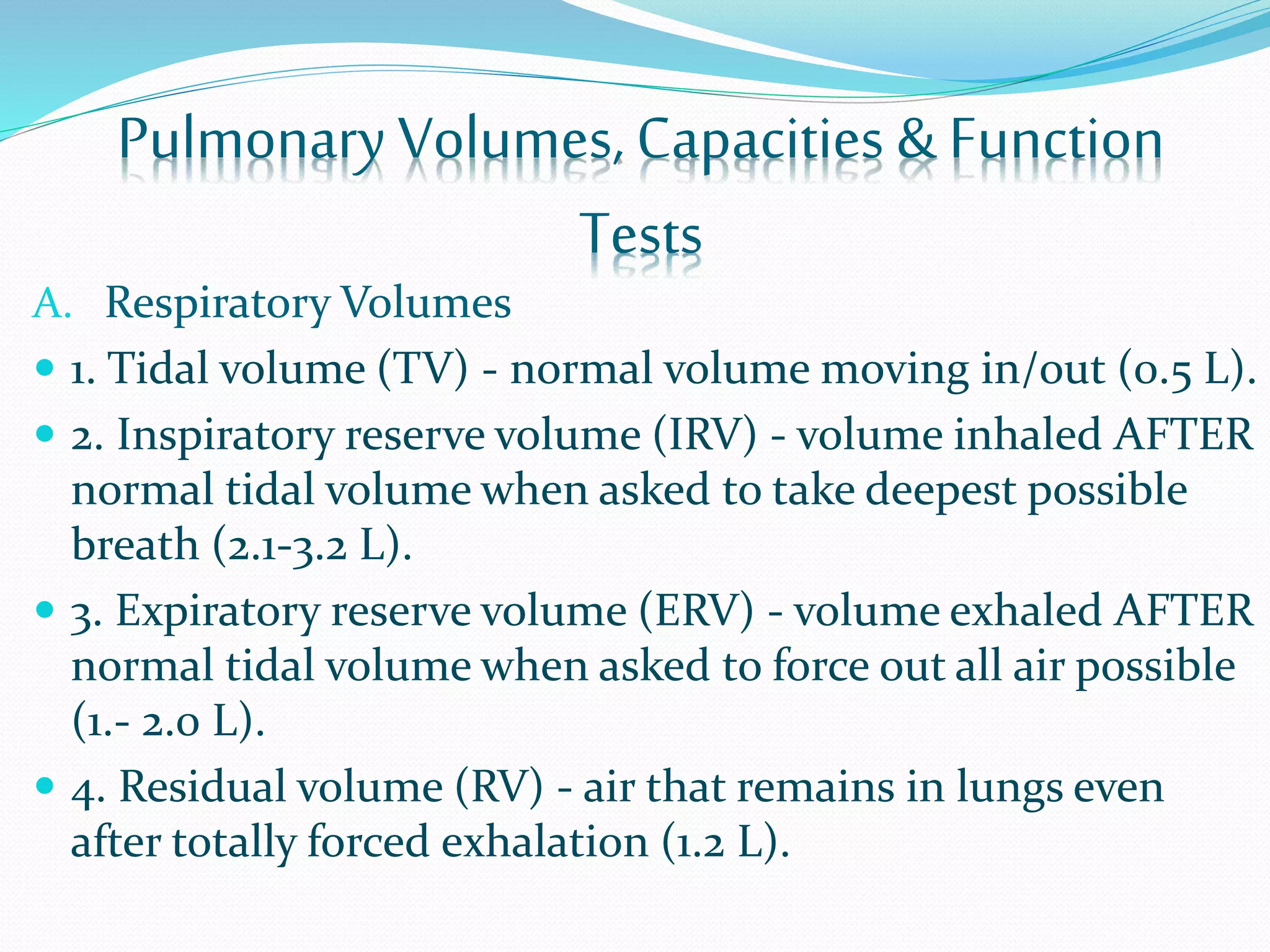 Physiology of respiration | PPTX