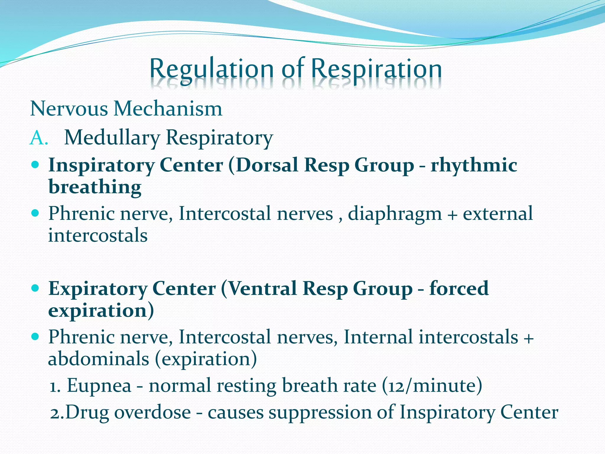 Physiology of respiration | PPTX