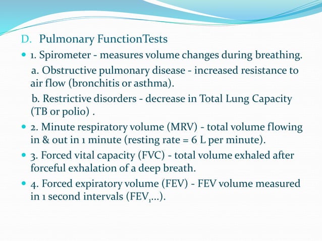 Physiology of respiration | PPTX