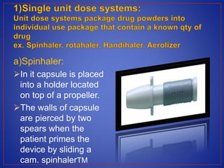 dry powder aerosols | PPTX