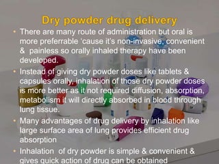 dry powder aerosols | PPTX