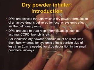dry powder aerosols | PPTX