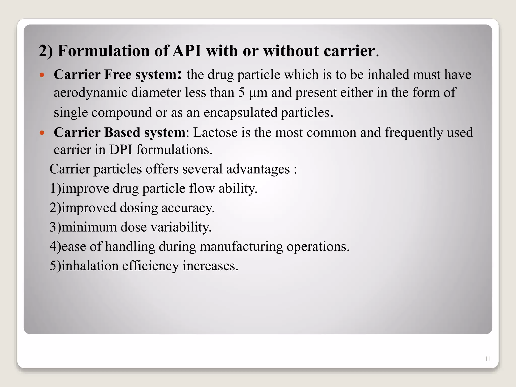 Dry Powder Inhaler(DPI) | PPTX
