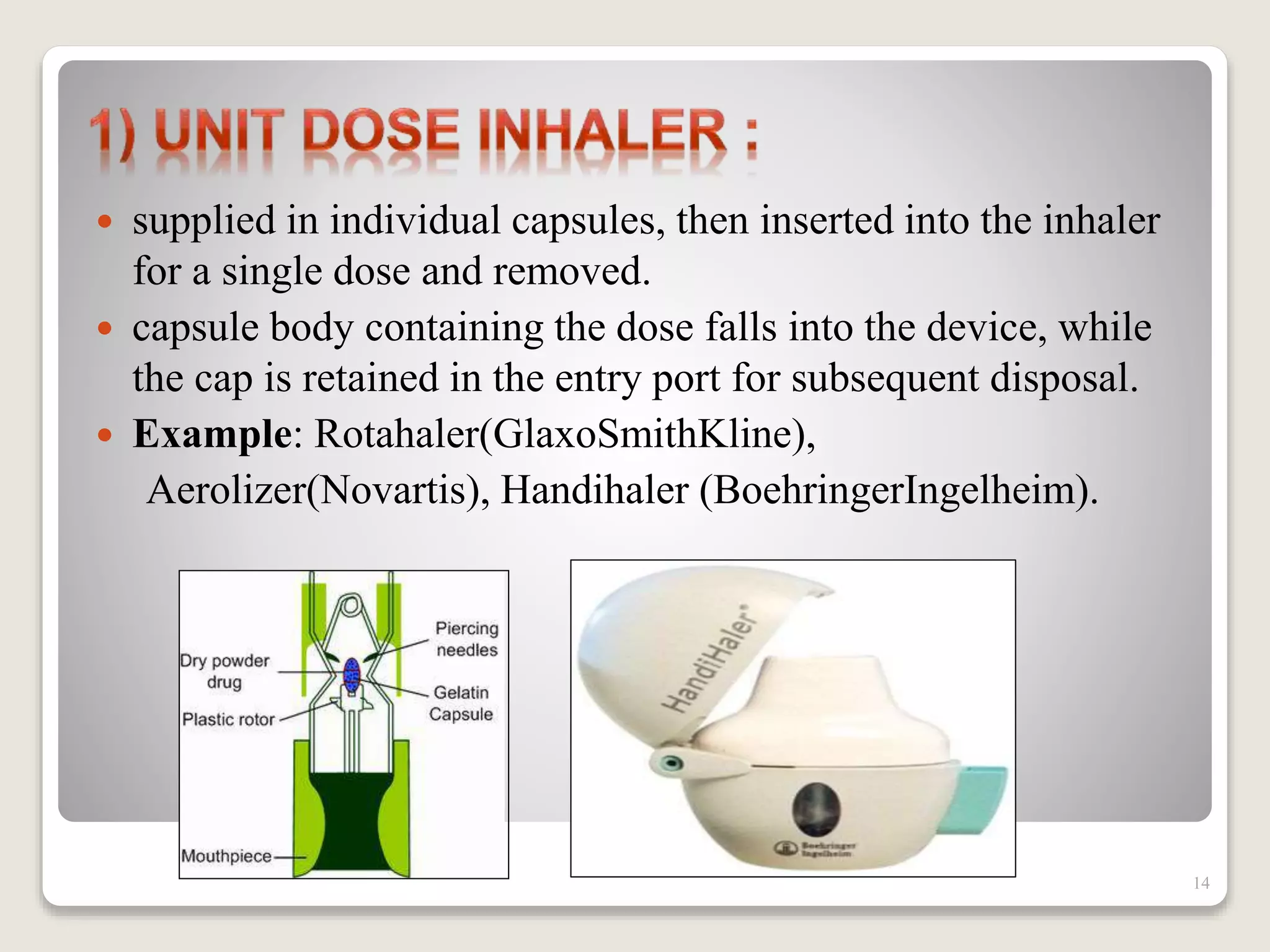 Dry Powder Inhaler(DPI) | PPTX