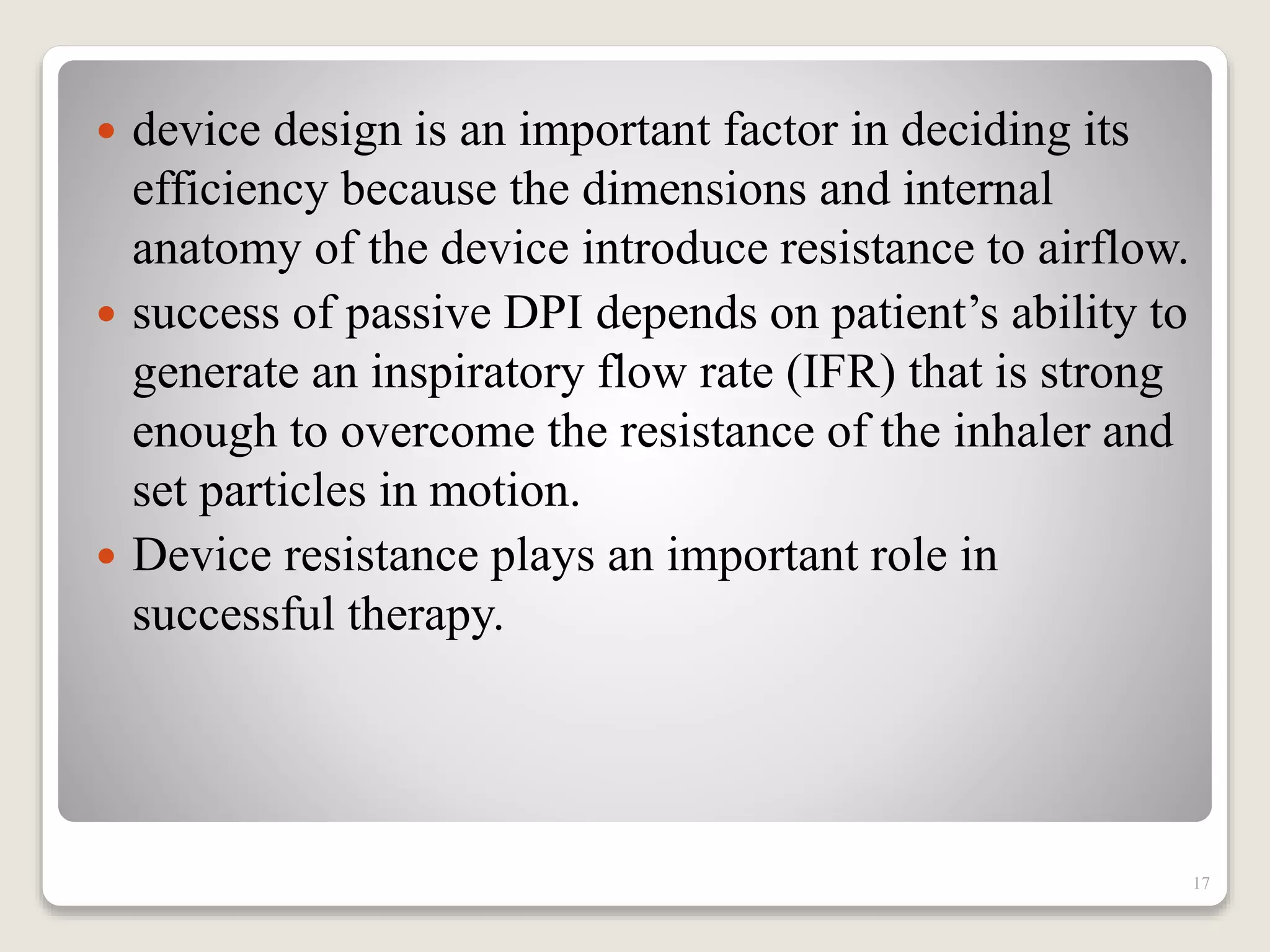 Dry Powder Inhaler(DPI) | PPTX