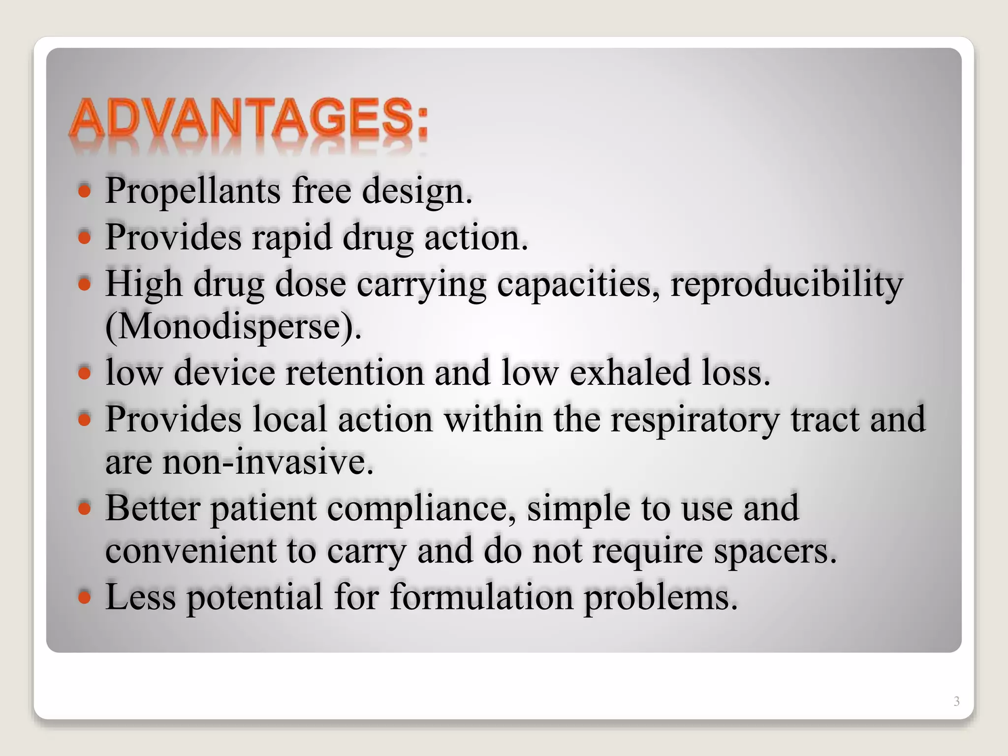 Dry Powder Inhaler(DPI) | PPTX