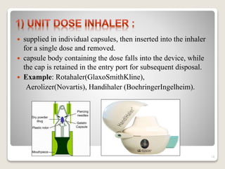 Dry Powder Inhaler(DPI) | PPTX