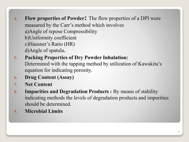 Dry Powder Inhaler(DPI) | PPTX