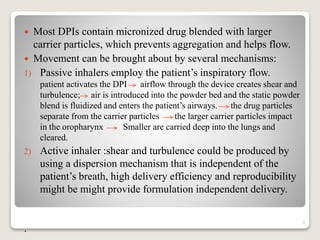Dry Powder Inhaler(DPI) | PPTX