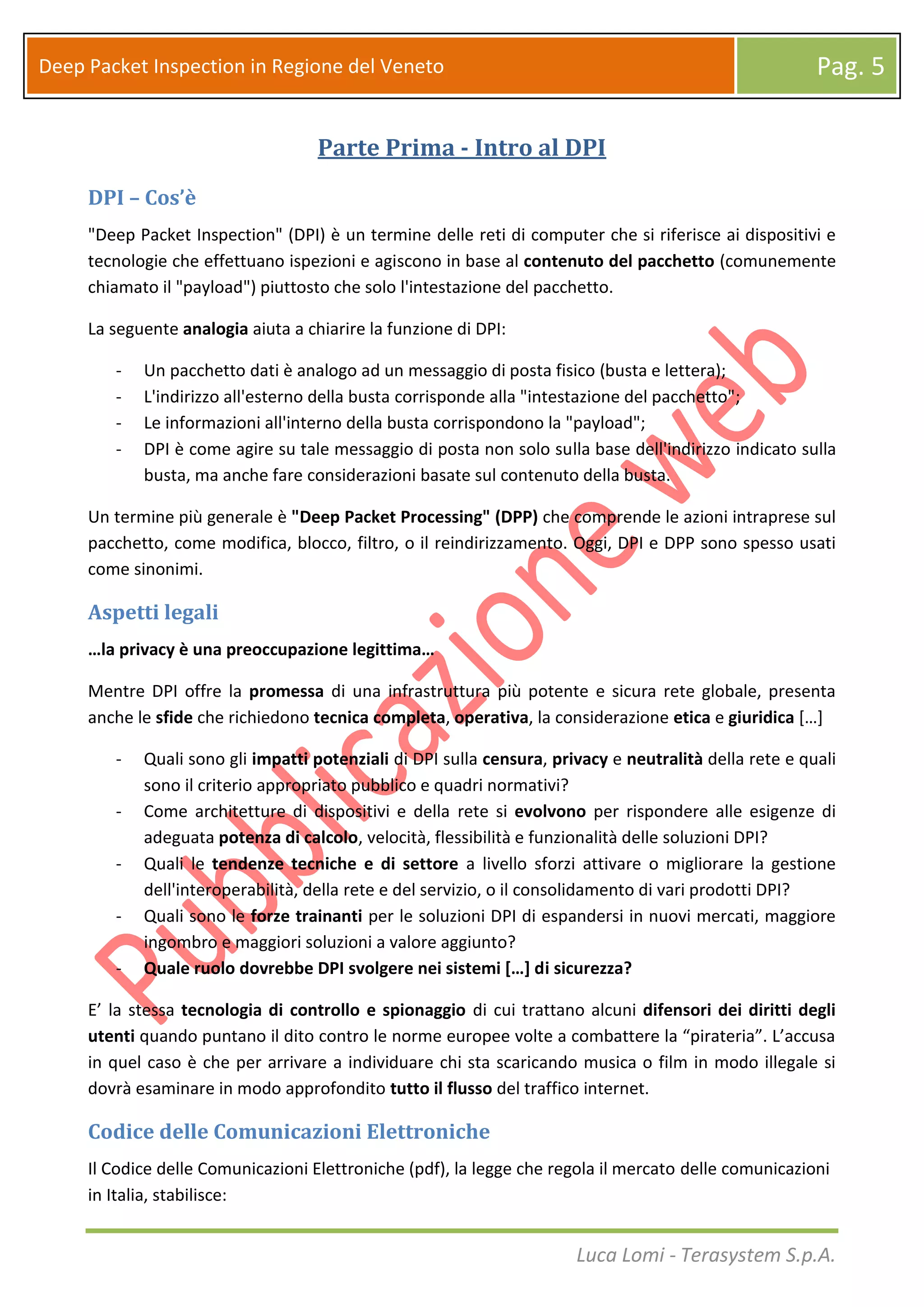 DPI Note varie | PDF