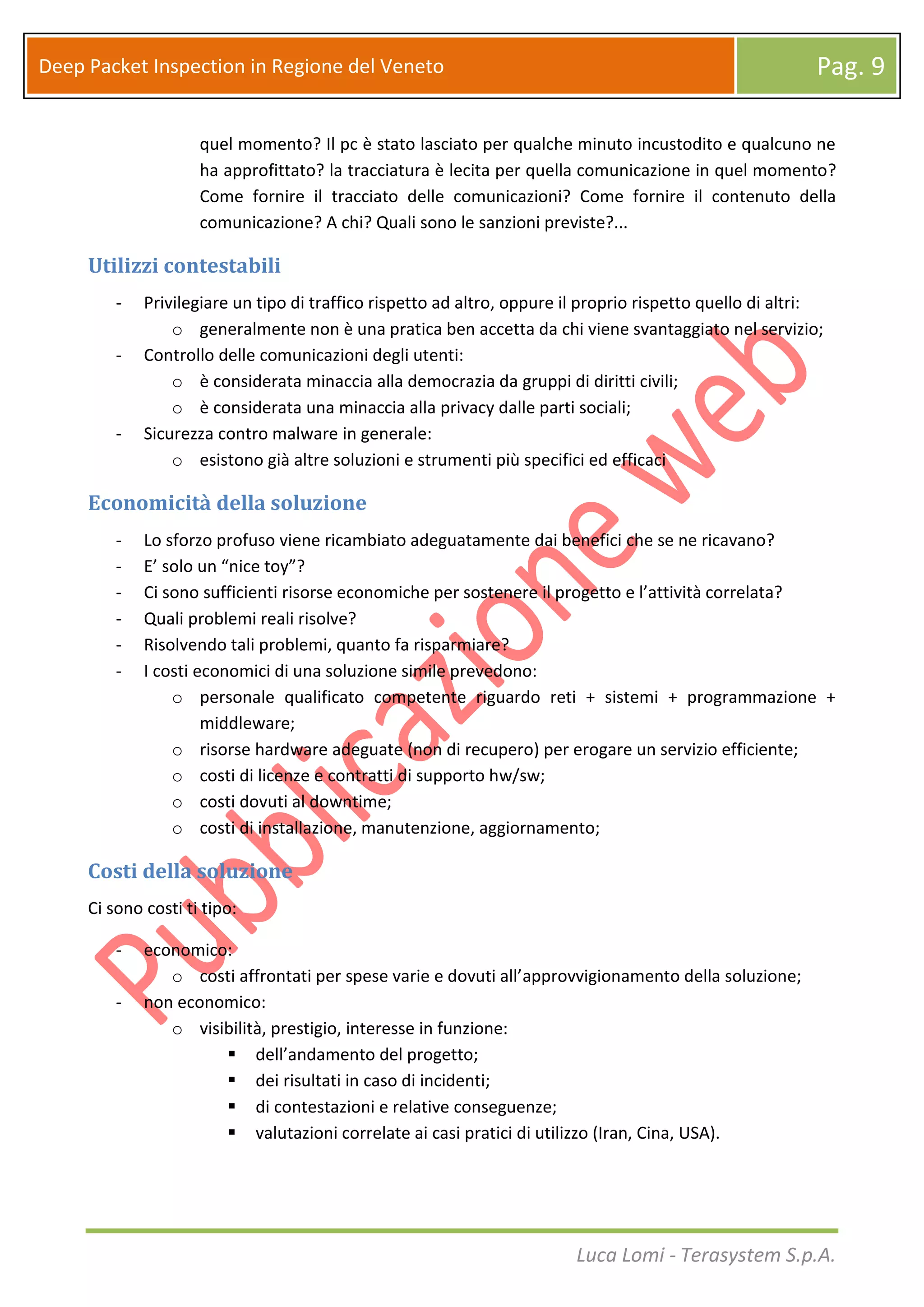 DPI Note varie | PDF