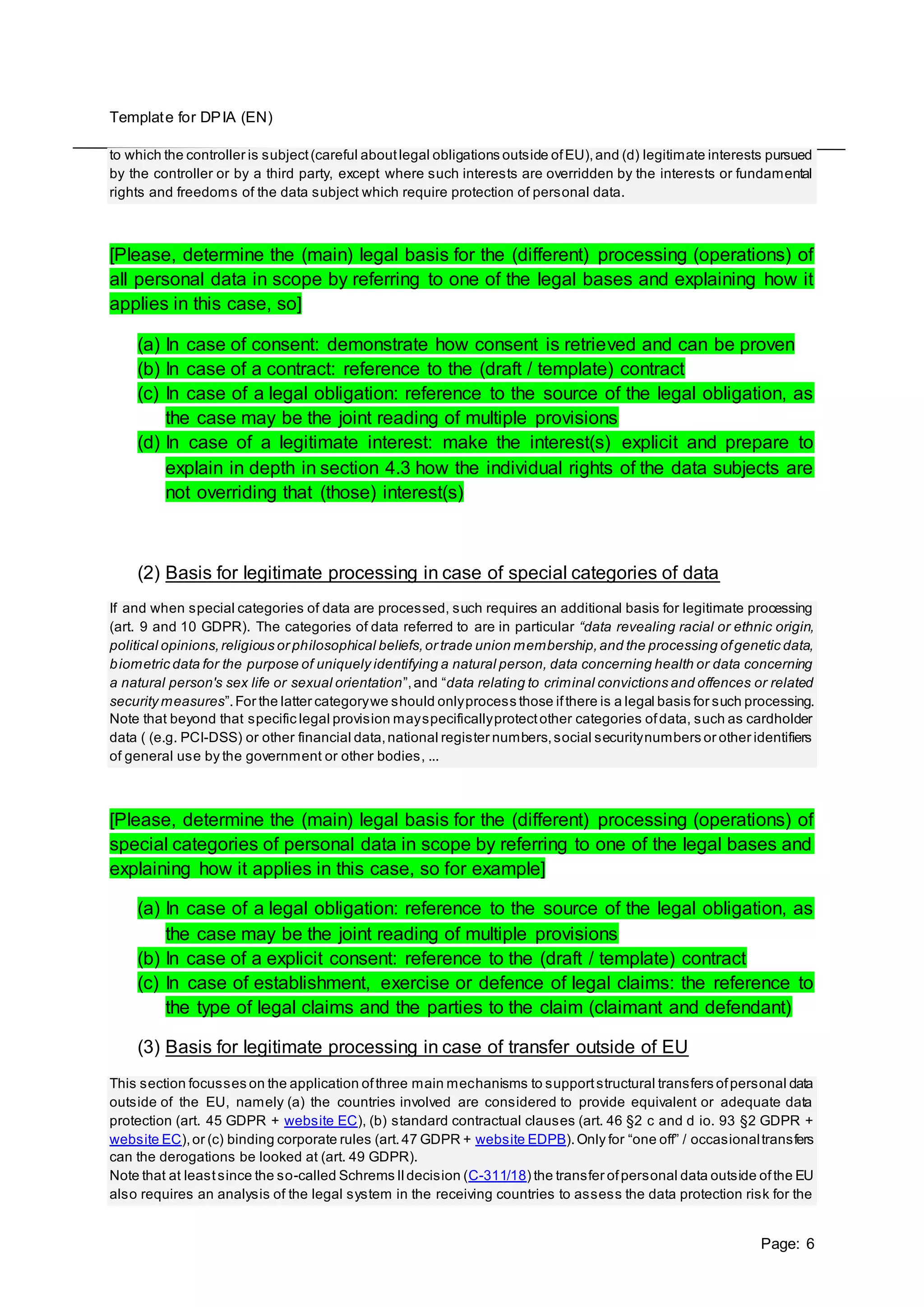 DPIA template | DOCX