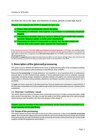 DPIA template | DOCX