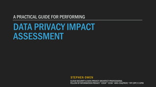 Data privacy impact assessment | PDF