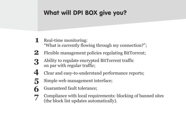DPI BOX: deep packet inspection for ISP traffic management | PDF