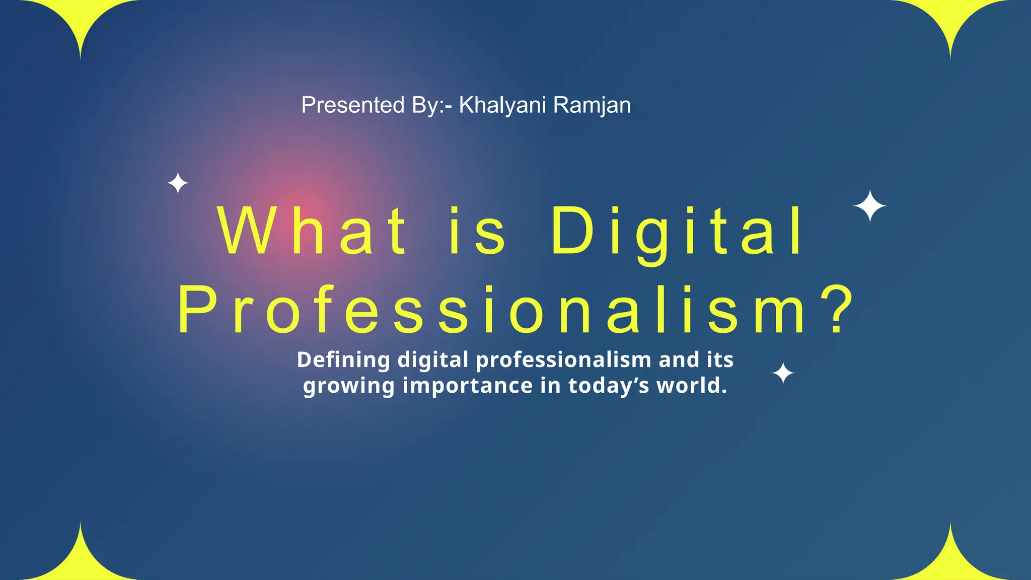 Building a Strong and Ethical Digital Professional Identity | PPTX