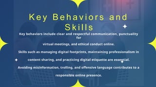 Building a Strong and Ethical Digital Professional Identity | PPTX