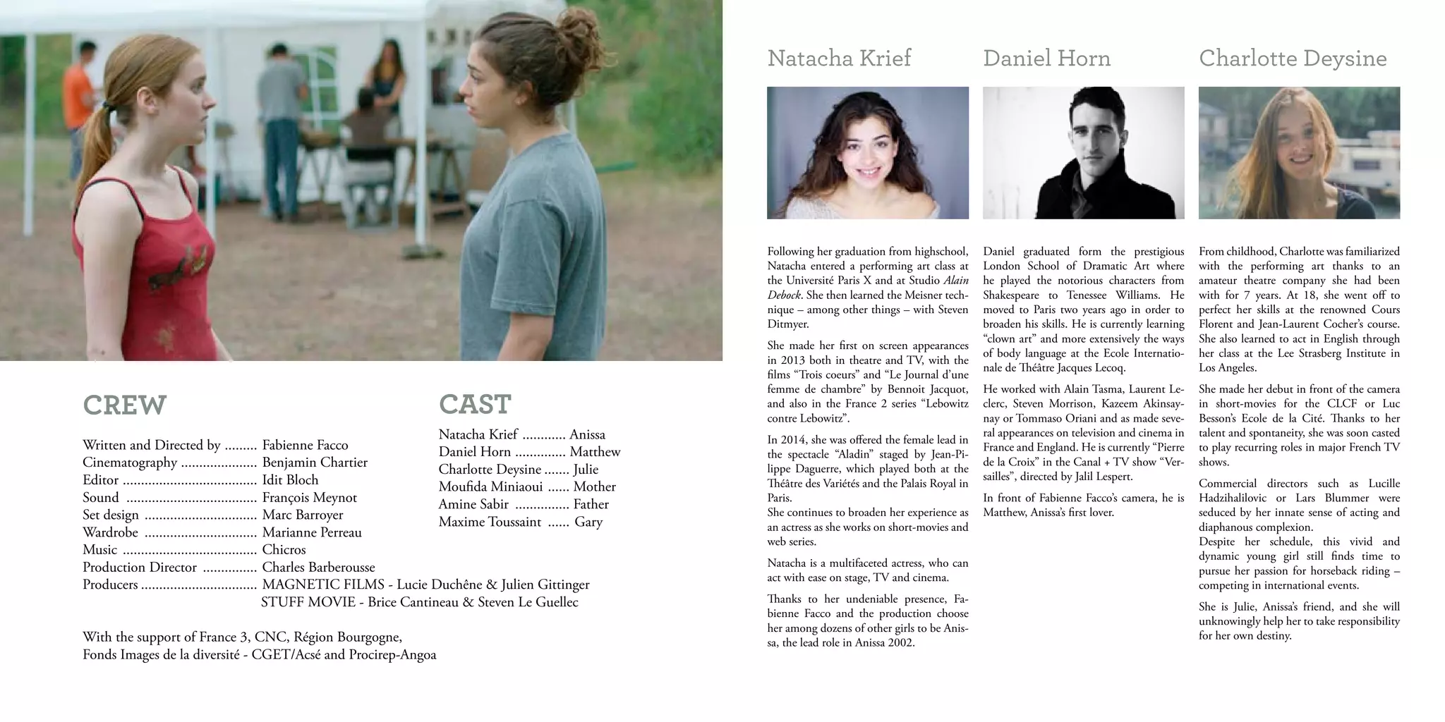 Dossier de Presse "Film Anissa 2002" | PPT