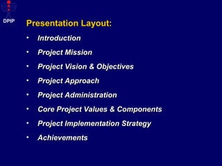 MPDPIP concept & organisation | PPT