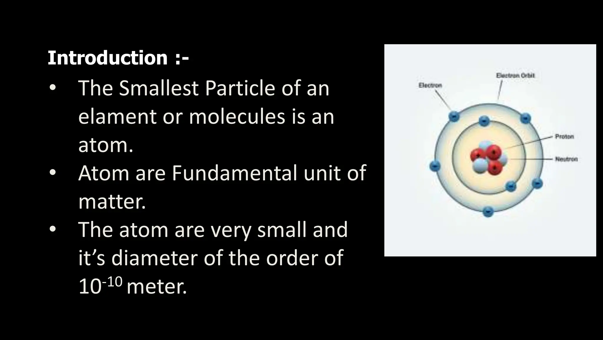 Atom and Atomic Structure by DPK..Pptx... | PPT