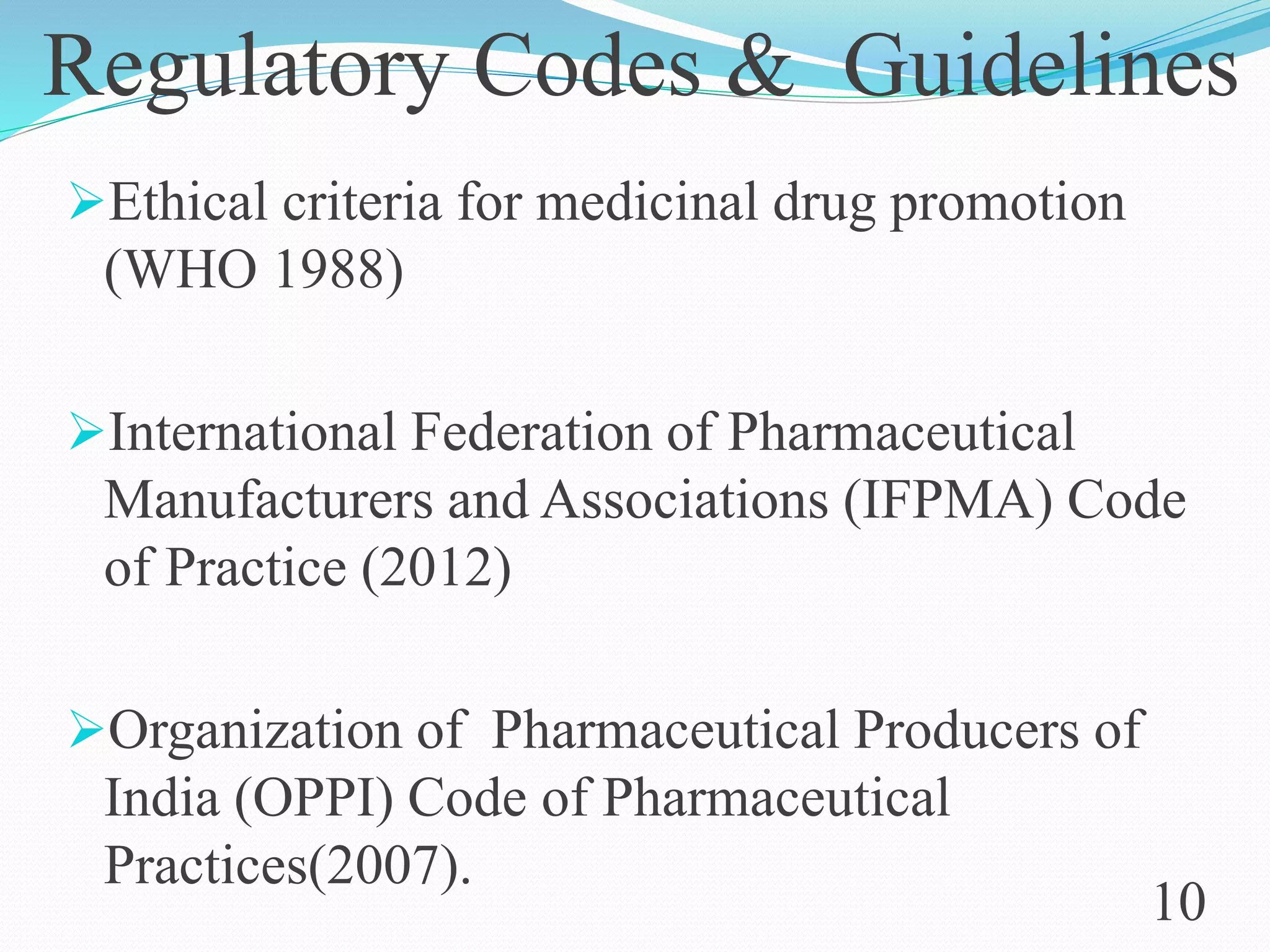 Drug Promotional Literature | PPTX