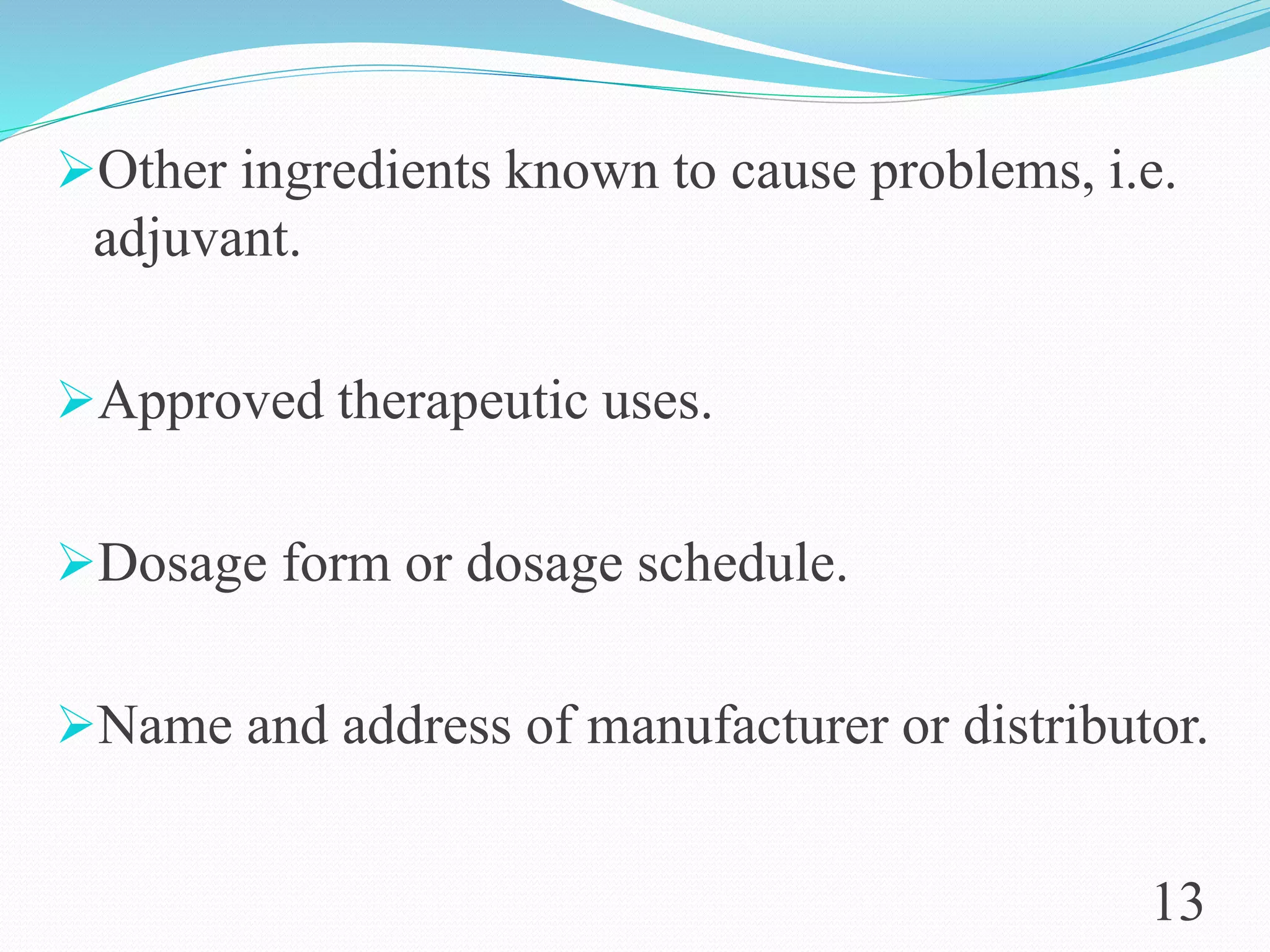 Drug Promotional Literature | PPTX