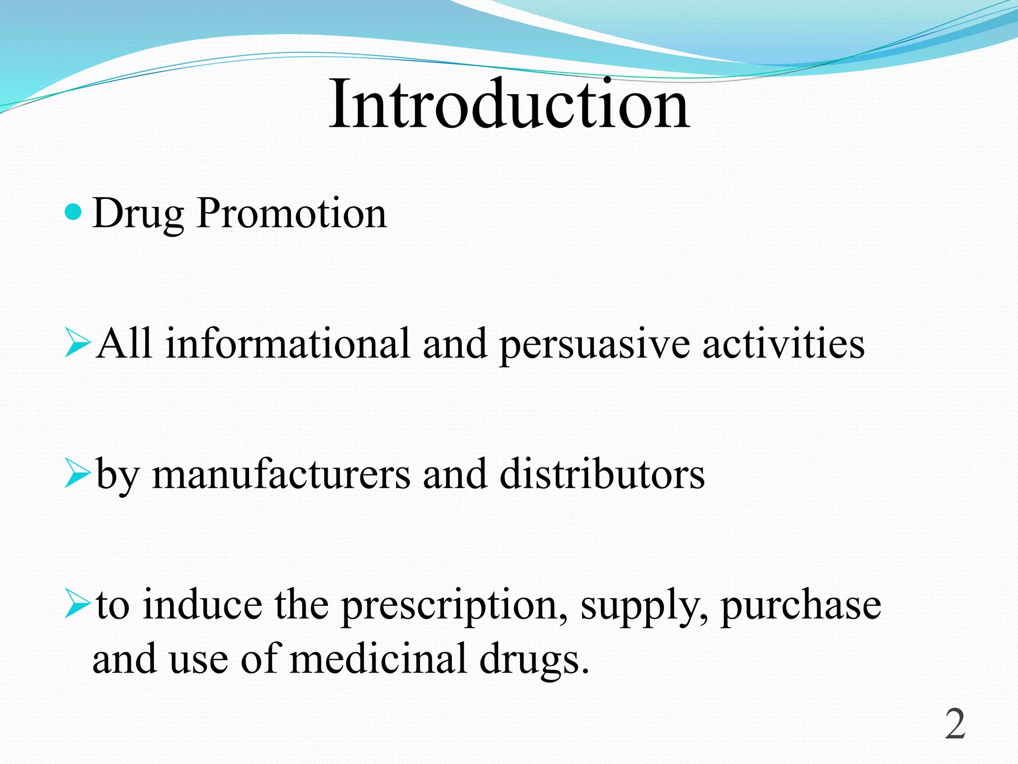 Drug Promotional Literature | PPTX