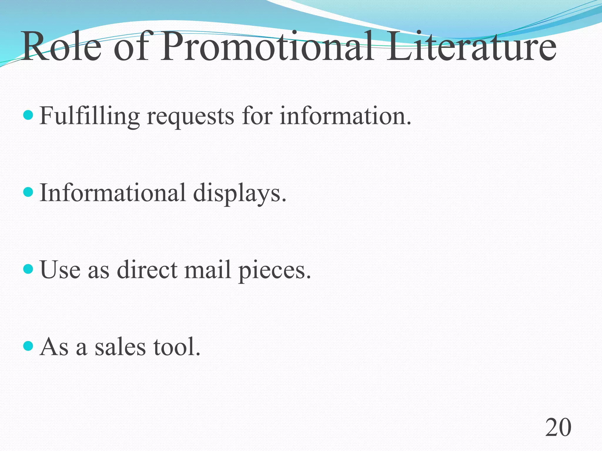 Drug Promotional Literature | PPTX