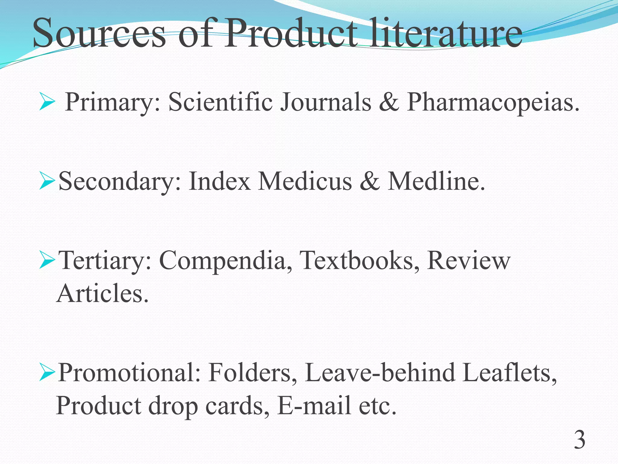 Drug Promotional Literature | PPTX
