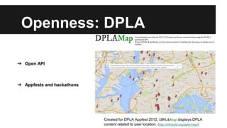 DPLA, Europeana, and BIBFRAME: The Future of Open Cultural Heritage | PPTX